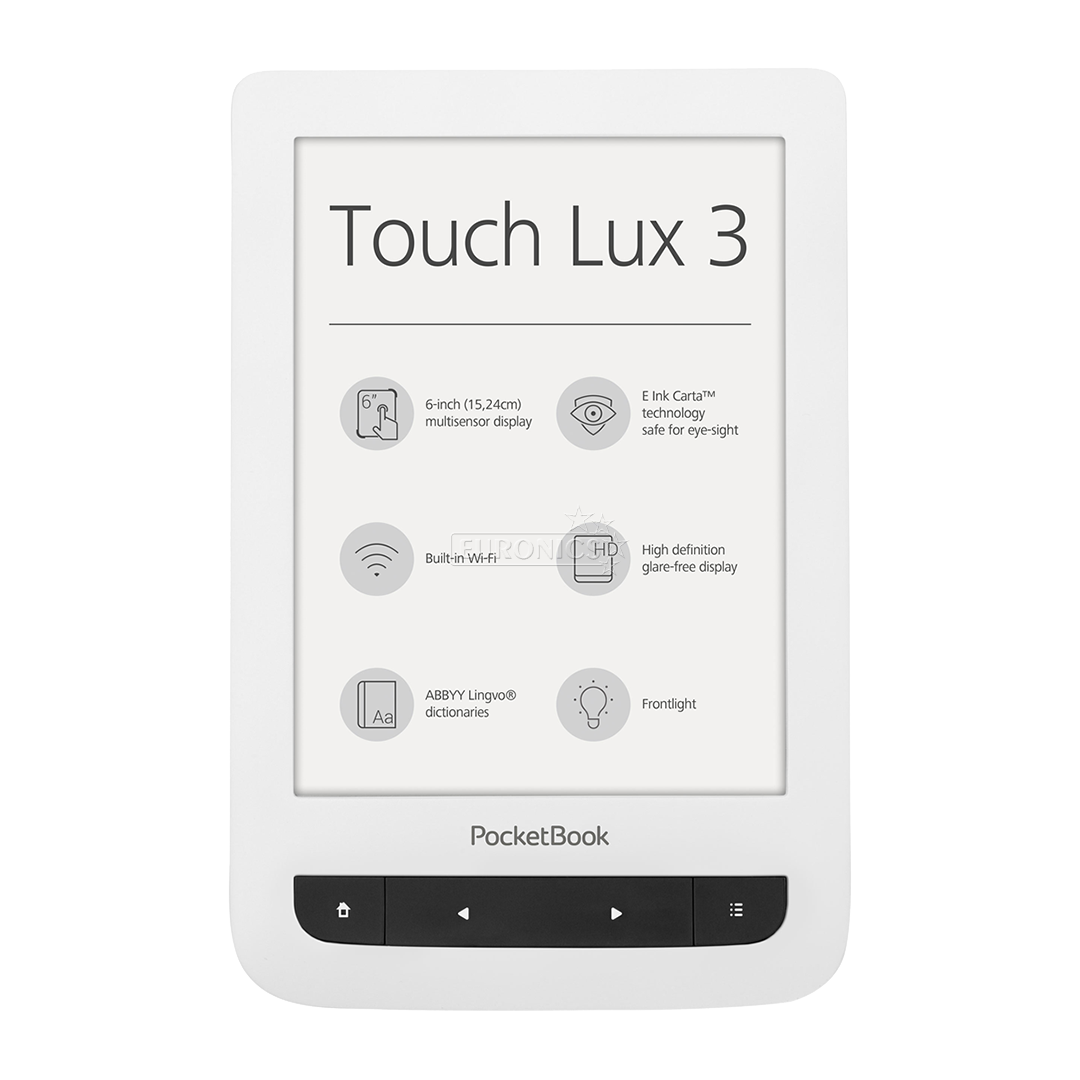 E-reader Touch Lux 3, PocketBook, PB626/2-D-WW
