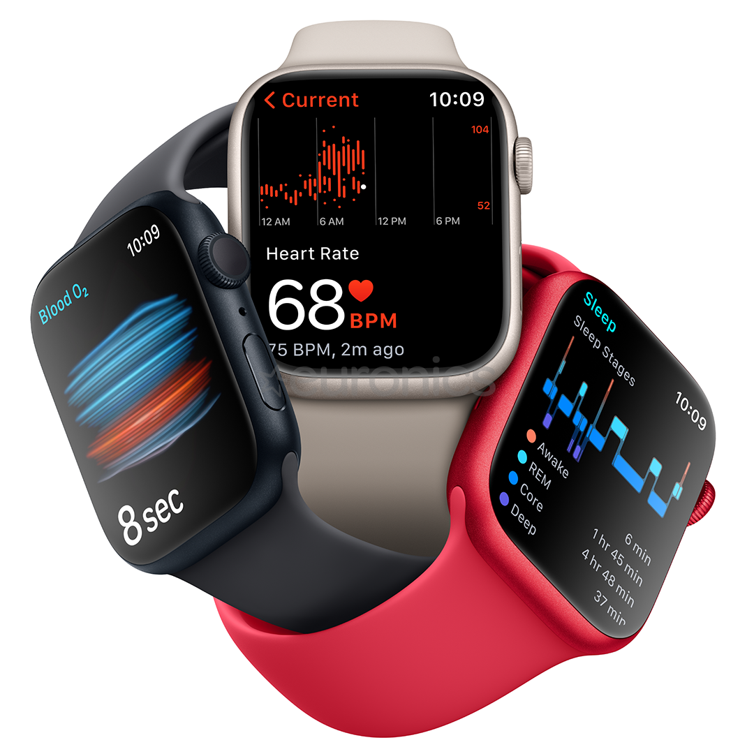 Apple Watch Series 8 GPS, Sport Band, 45mm, (PRODUCT)RED - Smartwatch ...