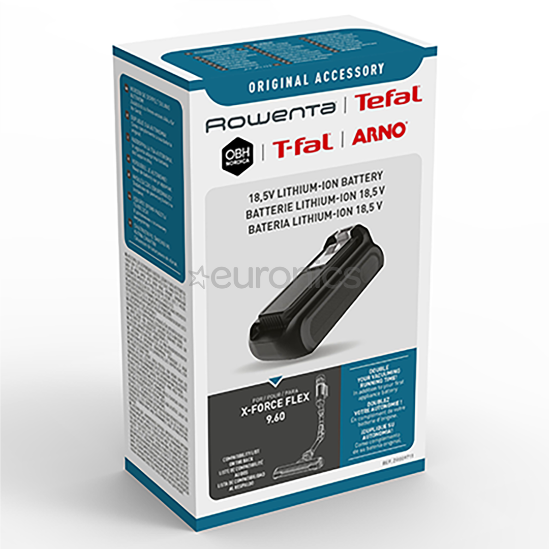 Tefal X-Force 9.60 - Removable battery, ZR009711 | Euronics