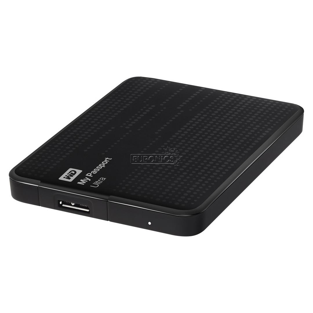 External hard drive My Passport Ultra, WD / 2 TB, WDBMWV0020BBK-EESN